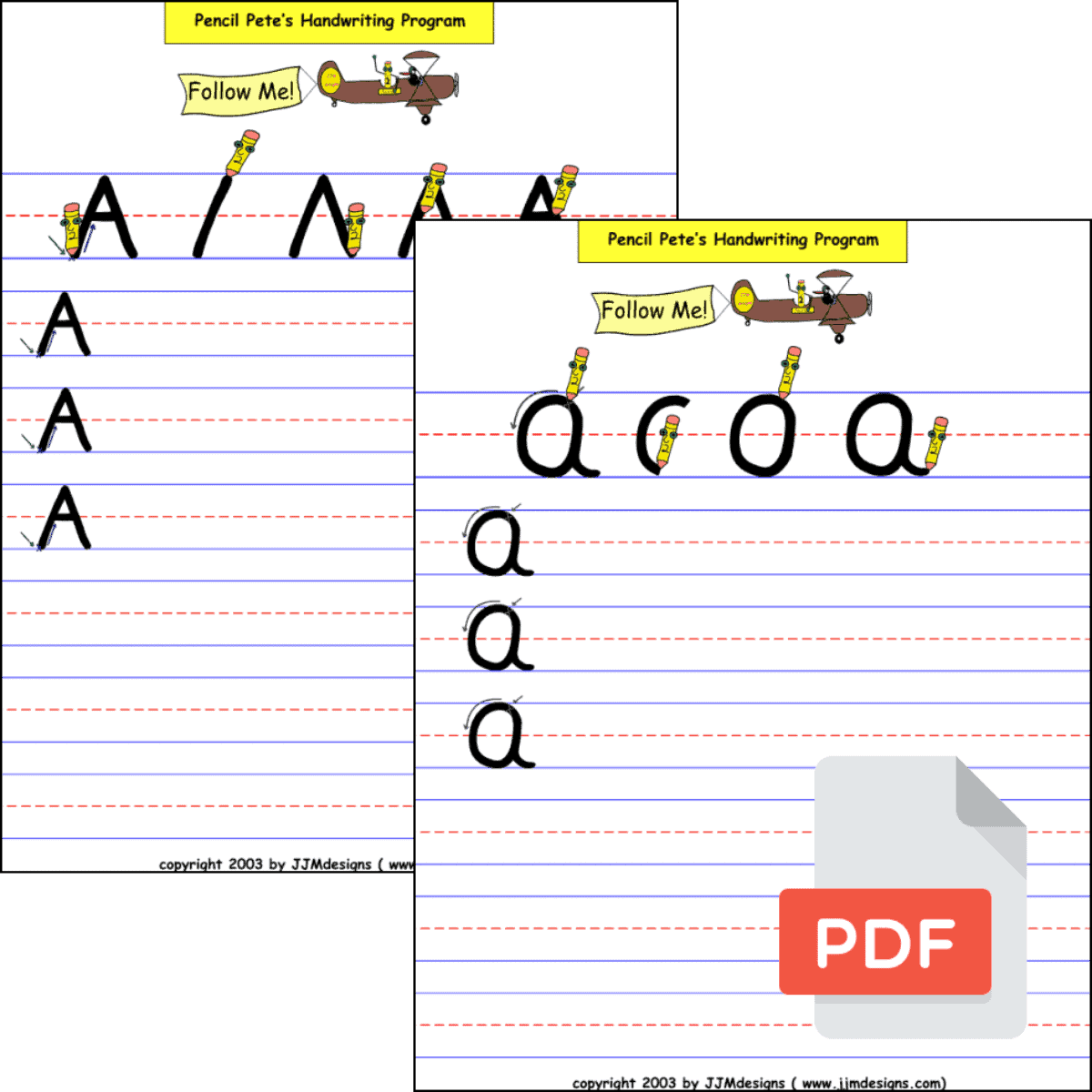 Alphabet Practice Resources - Pencil Pete's Educational Software ...
