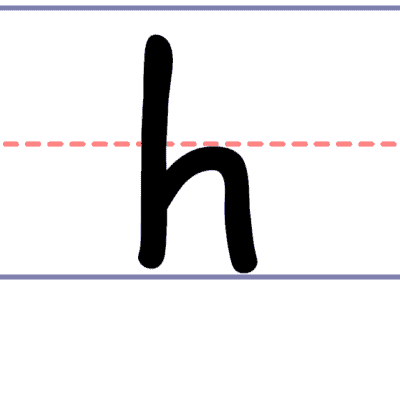 How to Write a Lowercase h