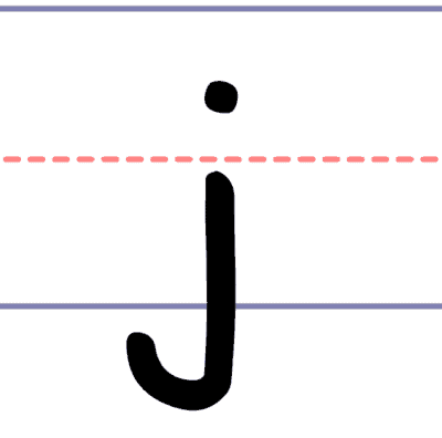 How to Write a Lowercase j
