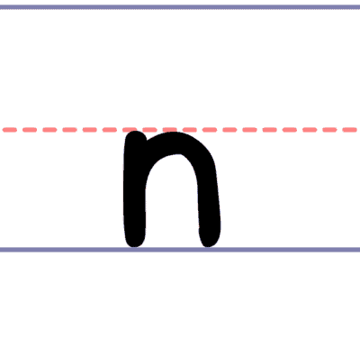 How to Write a Lowercase n