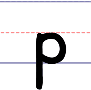 How to Write a Lowercase p