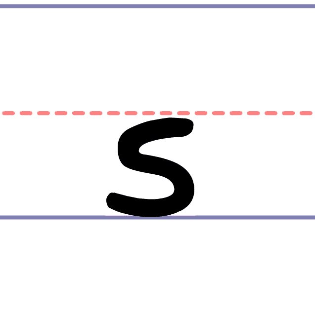 How to Write a Lowercase s