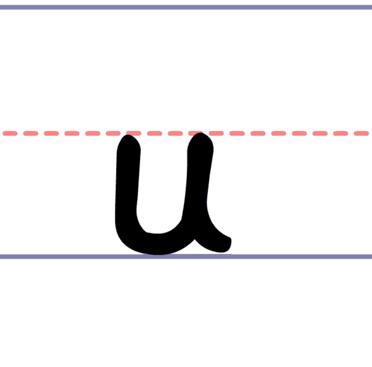 Lowercase Letter U