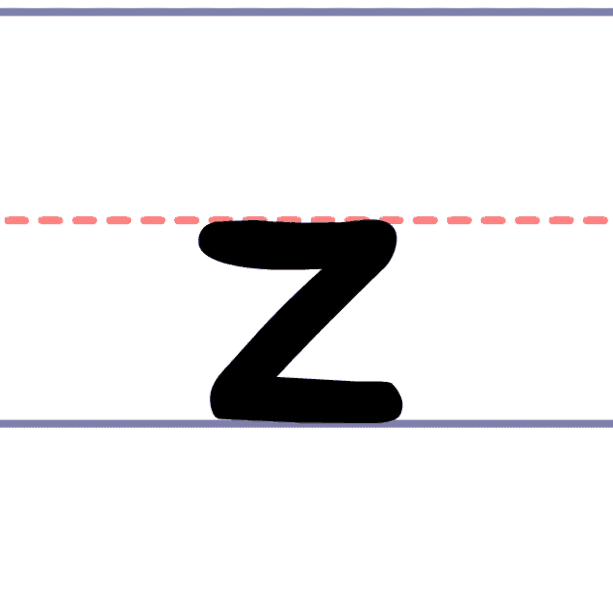 Lowercase Letter Z