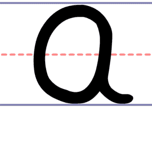 How to Write a Cursive Uppercase A