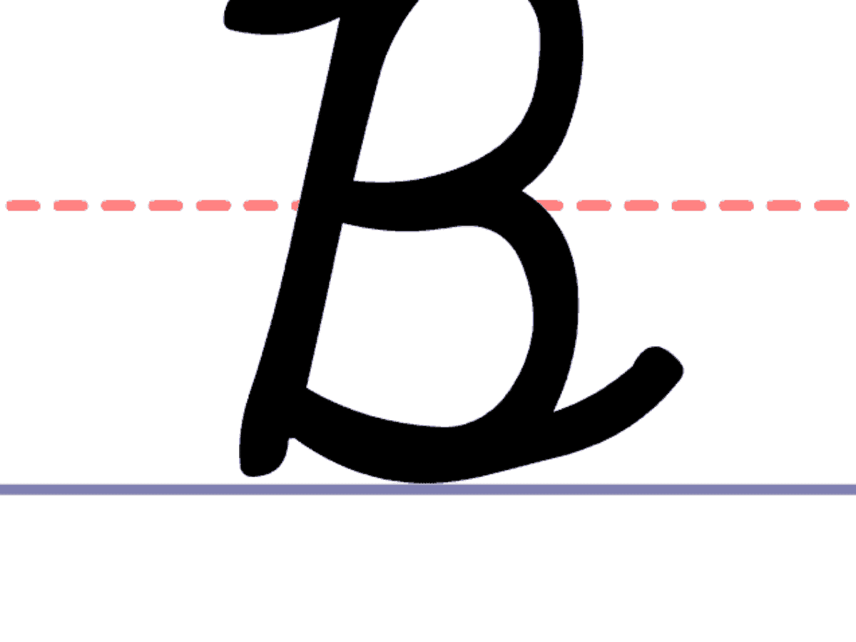 How To Write Capital B In Cursive Handwriting - Infoupdate.org