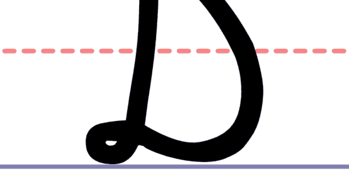 D In Cursive Capital