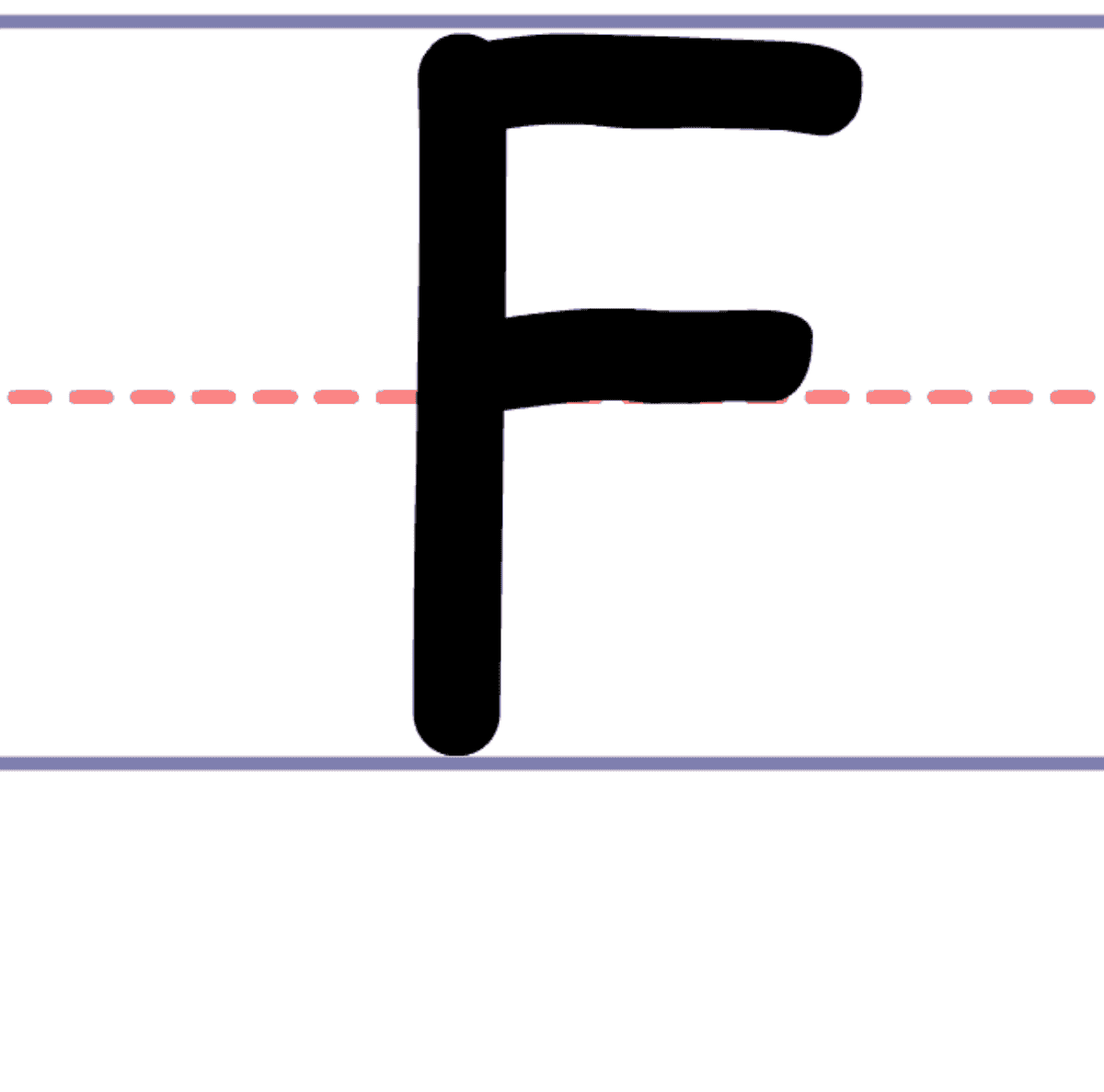 Uppercase F In Cursive Free Cursive Letters Printable: Royal Fancy