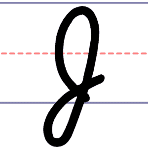 How to Write a Cursive Uppercase J
