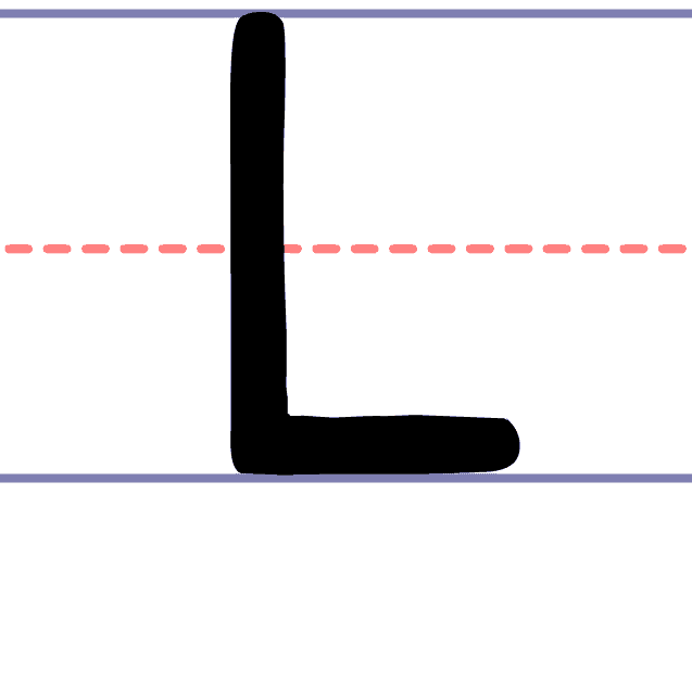 How to Write an Uppercase L