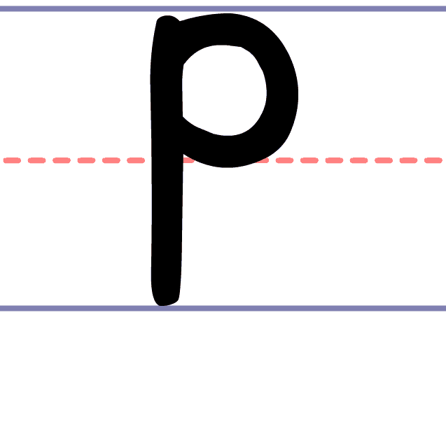 How to Write an Uppercase P