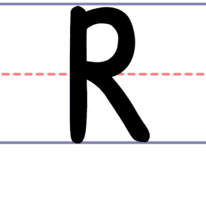 How to Write an Uppercase R