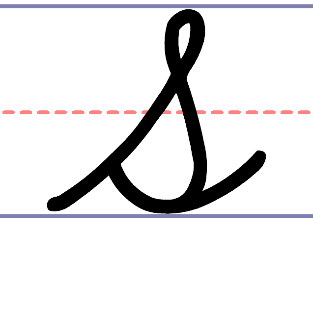 How To Write A Cursive Uppercase S
