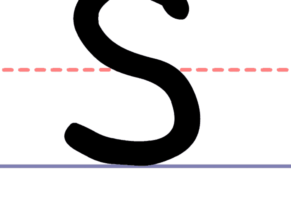 S In Cursive Capital