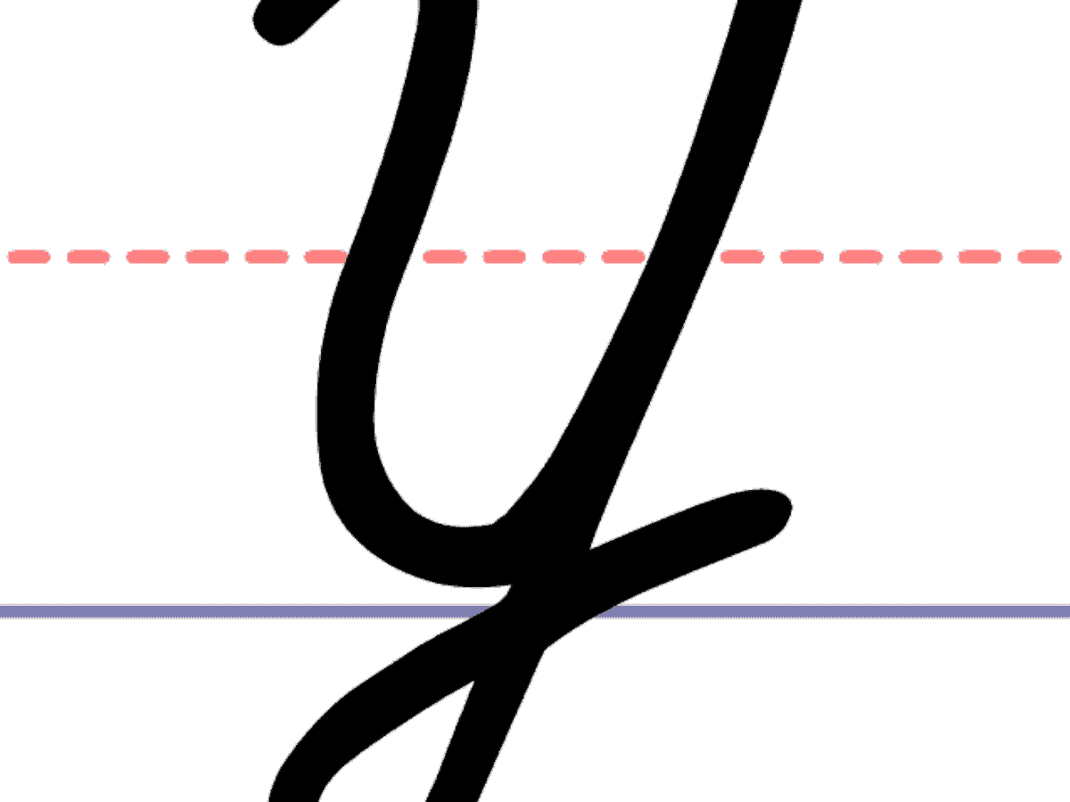 Script Letter Y