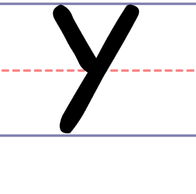How to Write an Uppercase Y